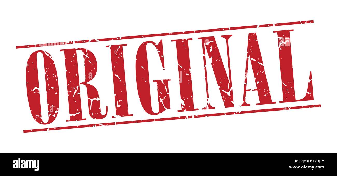 original red grunge vintage stamp isolated on white background Stock ...