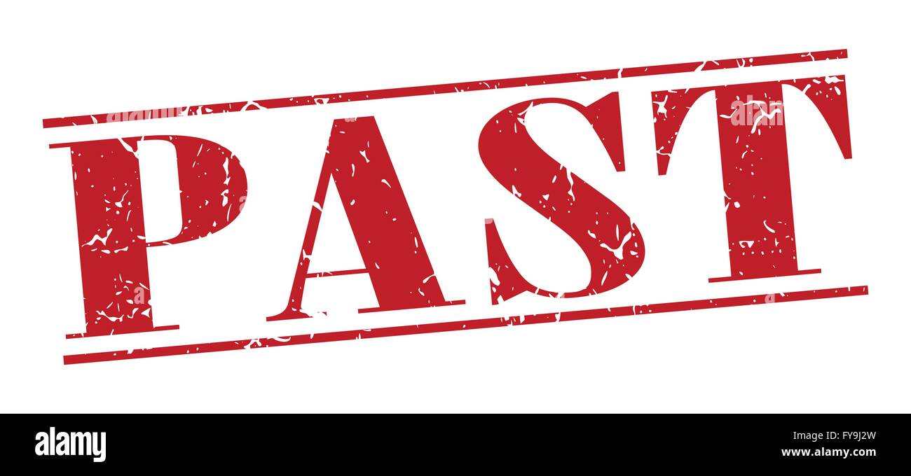 past red grunge vintage stamp isolated on white background Stock Vector ...