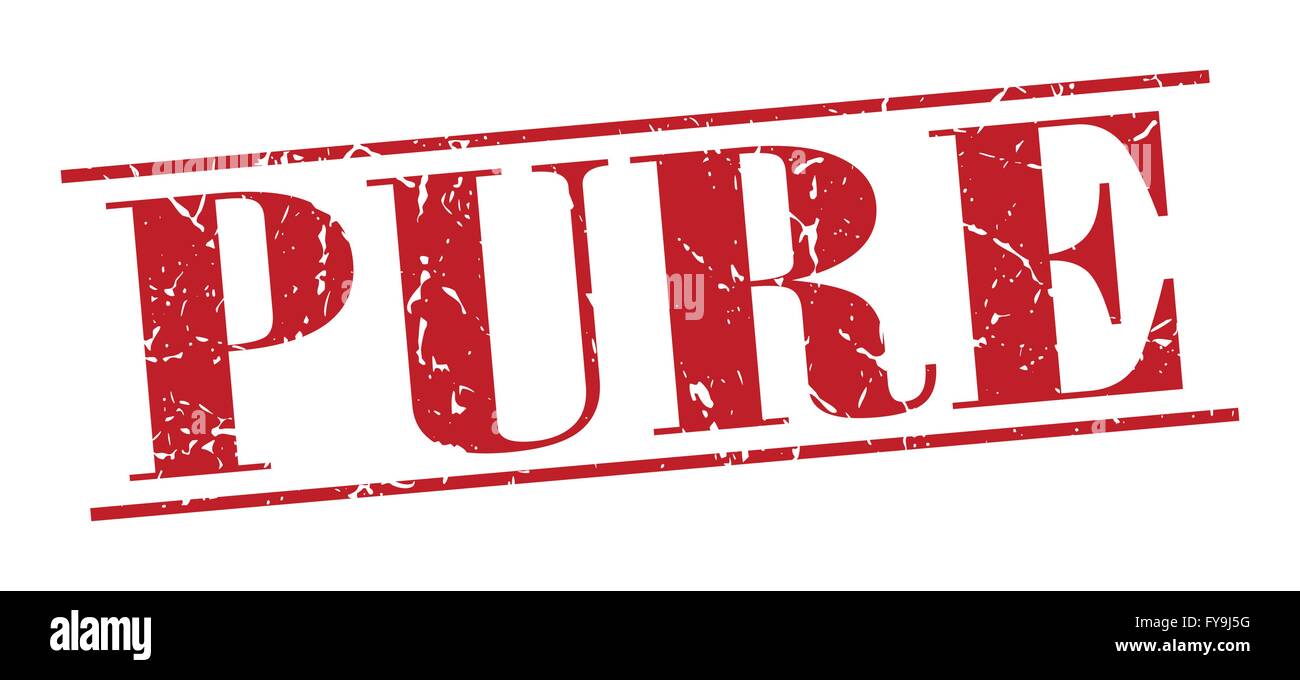 pure red grunge vintage stamp isolated on white background Stock Vector ...