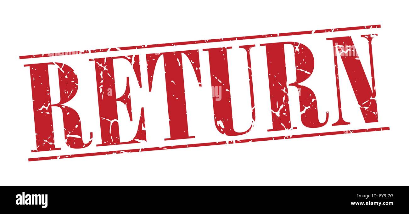 return red grunge vintage stamp isolated on white background Stock ...