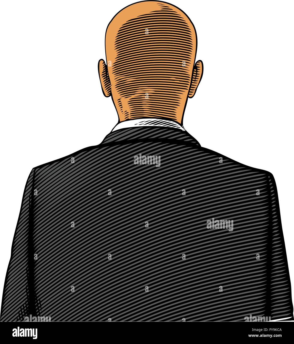 Bald man rear view Stock Vector Images - Alamy Bald man rear view Stock Vector Images - Alamy