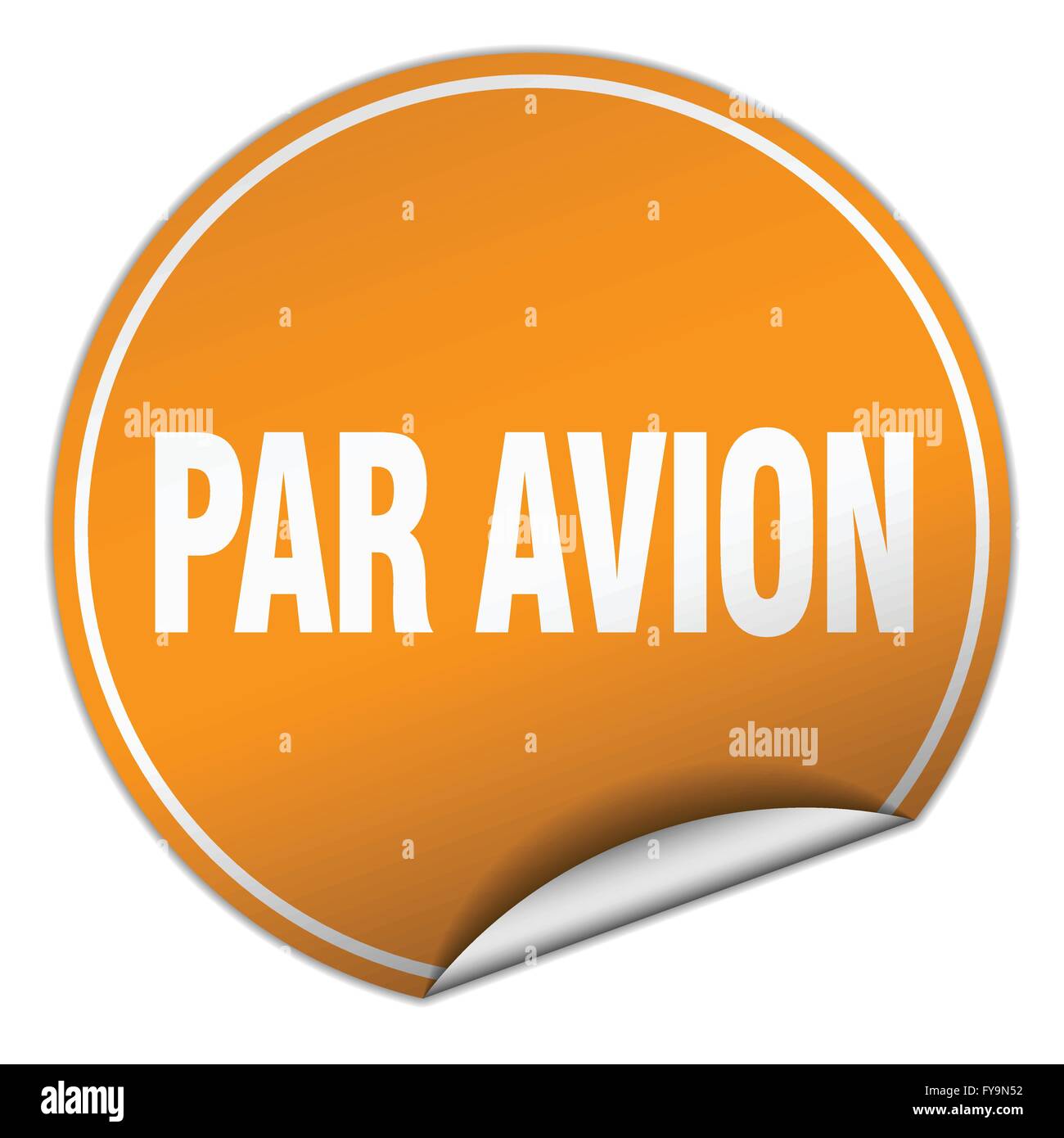 Avion orange Stock Vector Images - Alamy