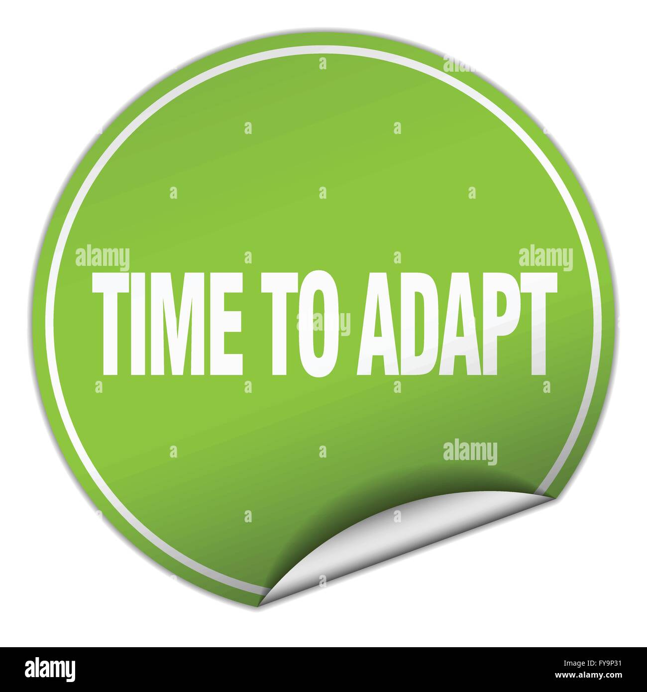 Time to adapt vector vectors hi-res stock photography and images - Alamy