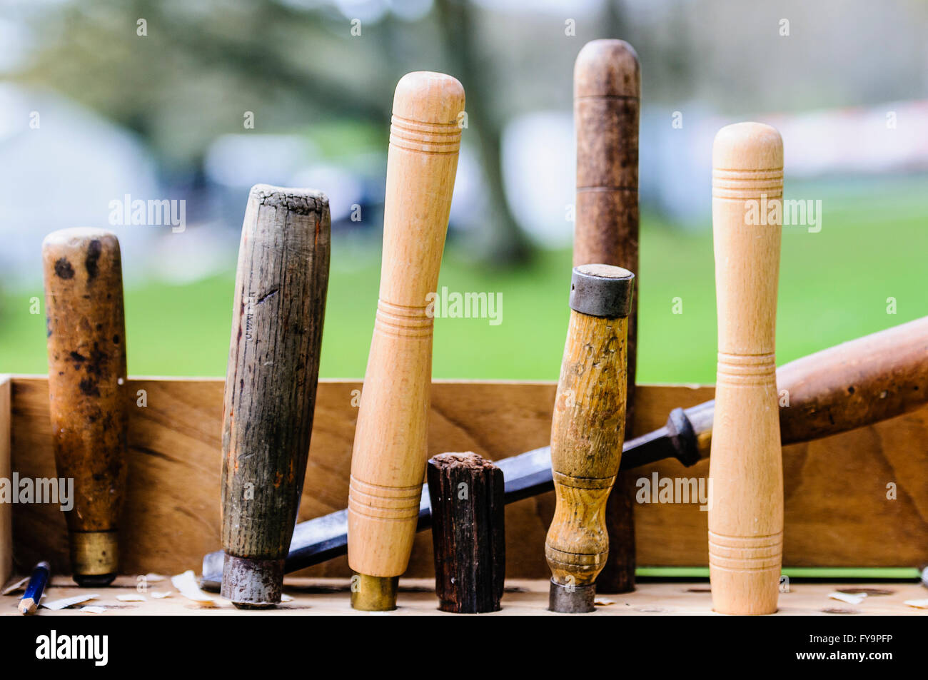 Old fashioned woodworking tools hi-res stock photography and images - Alamy