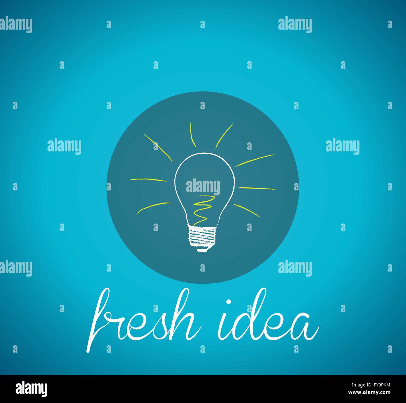 Bulb light fresh idea Stock Vector Image & Art - Alamy