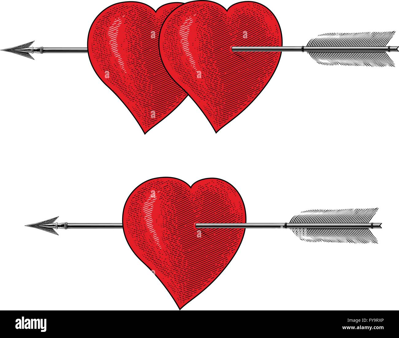 Heart With Arrow Through It Clipart