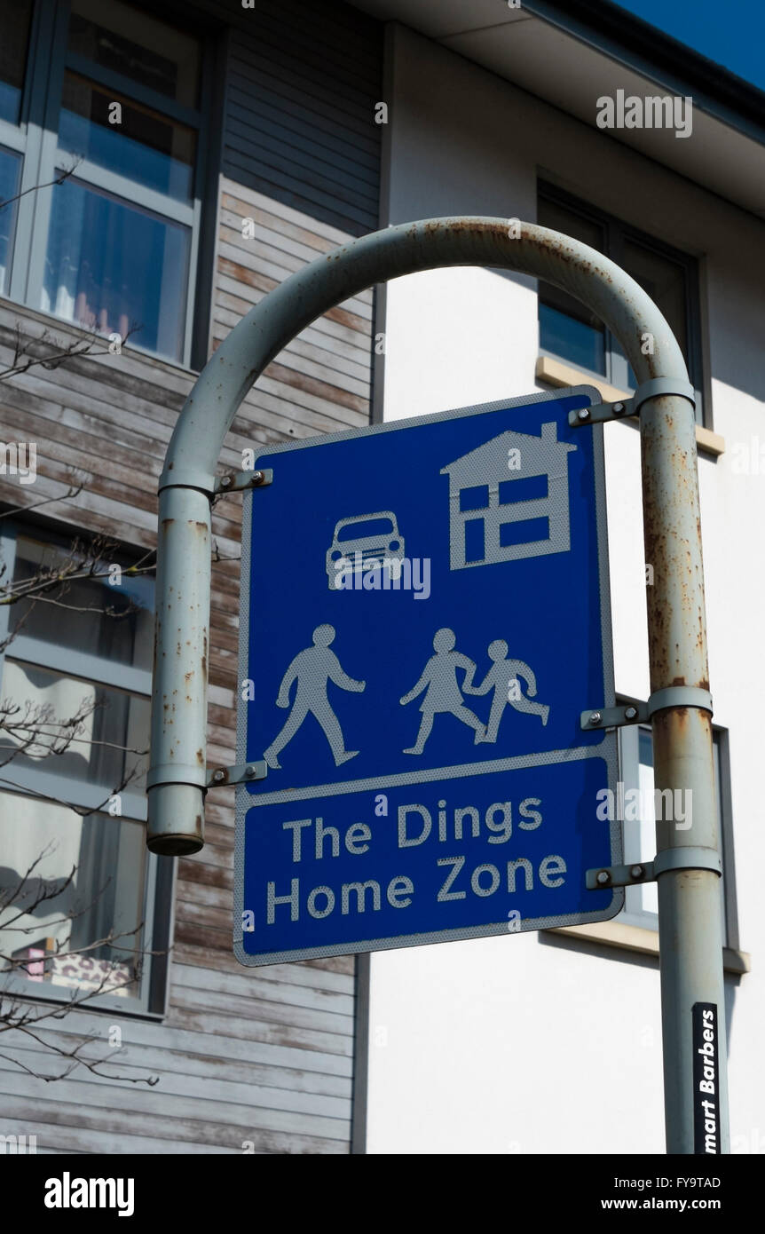 Bristol City England UK The Dings home zone Stock Photo - Alamy