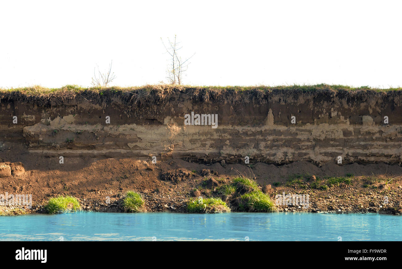 layer of soil beneath section Stock Photo - Alamy