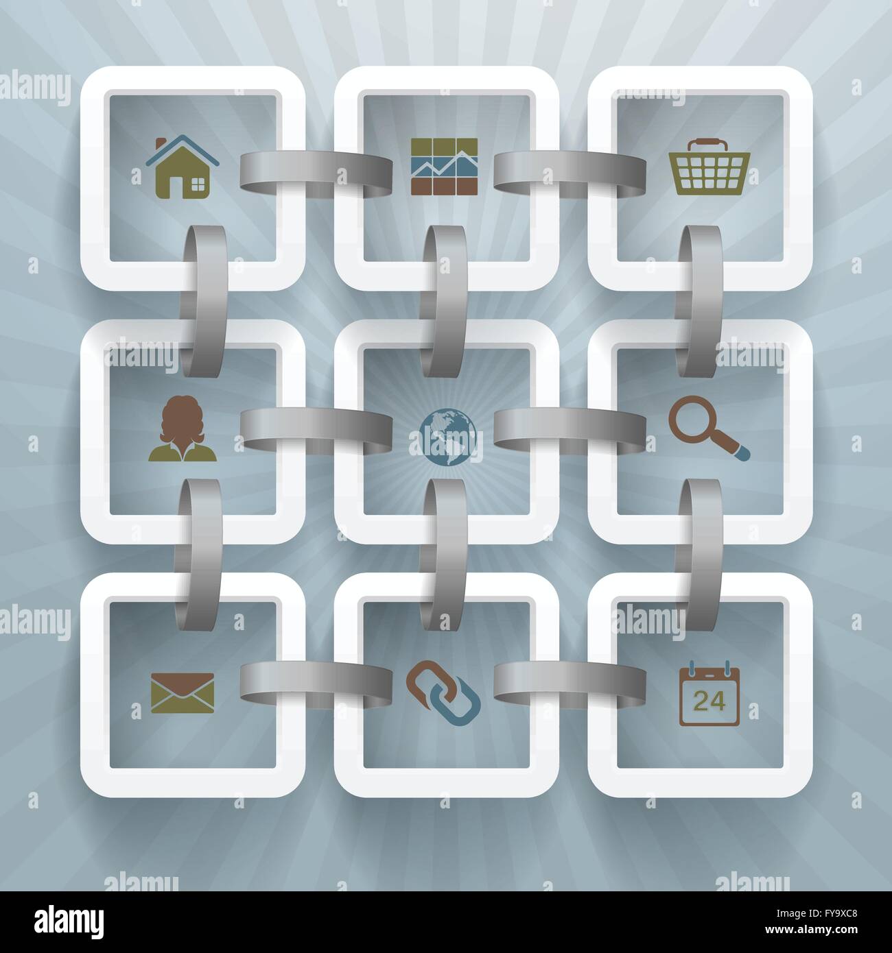 Links house Stock Vector Images - Alamy