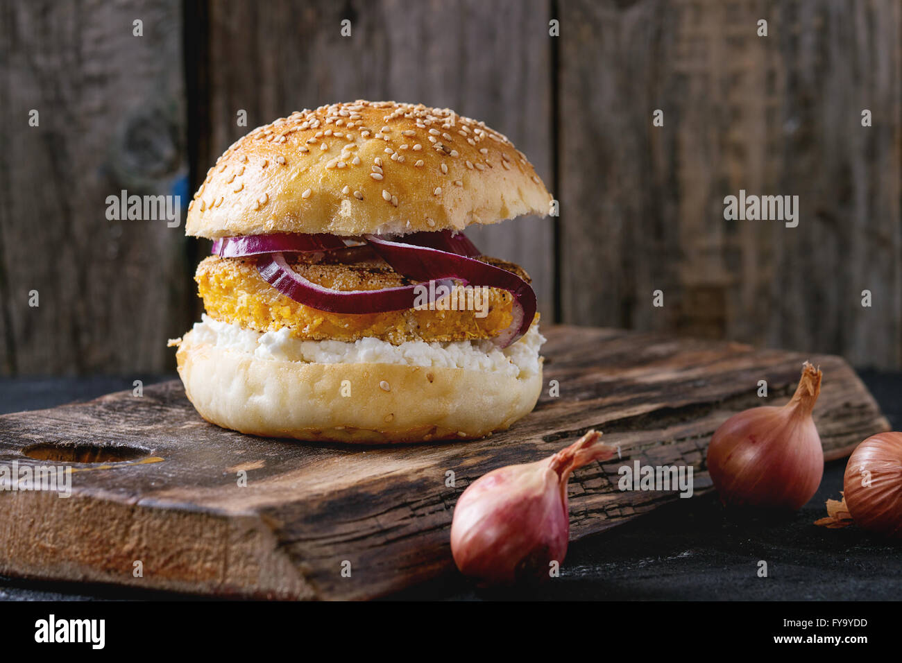 Vegan sandwich potato cheese hi-res stock photography and images - Alamy