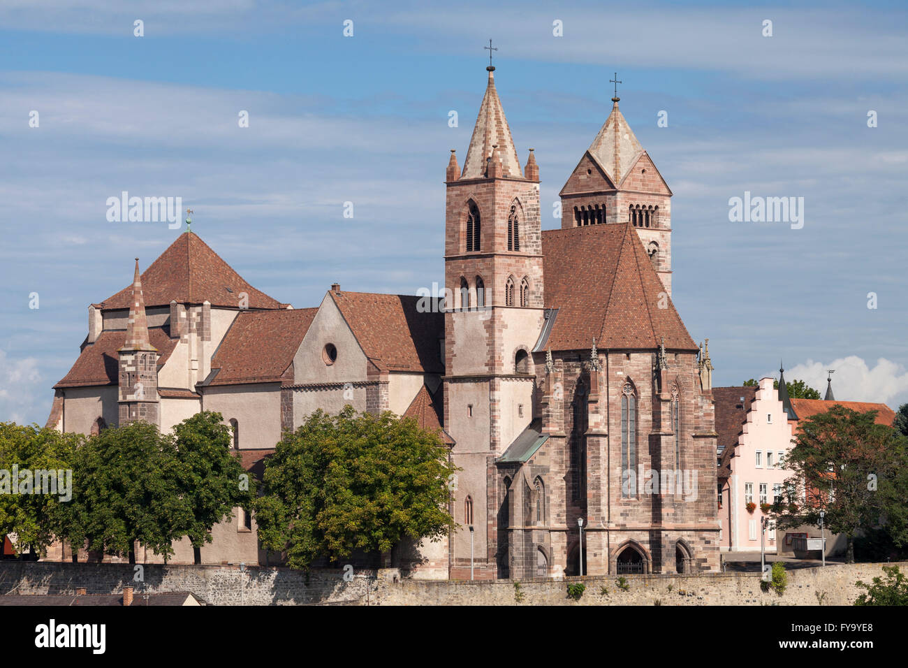 St. Stephansmünster cathedral on the Münsterberg, Breisach am Rhein ...