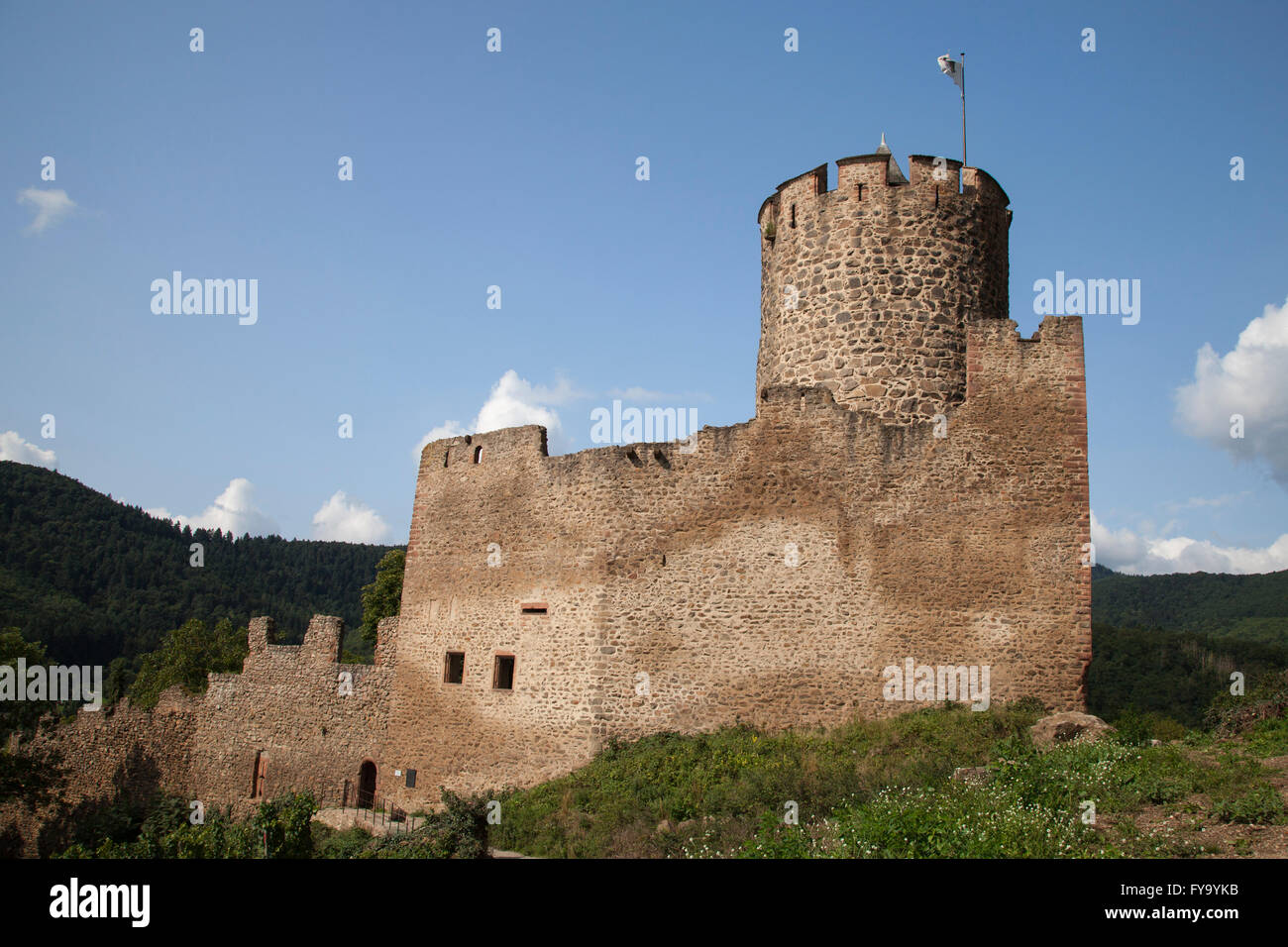 Kaysersberg ruin tower hi-res stock photography and images - Alamy