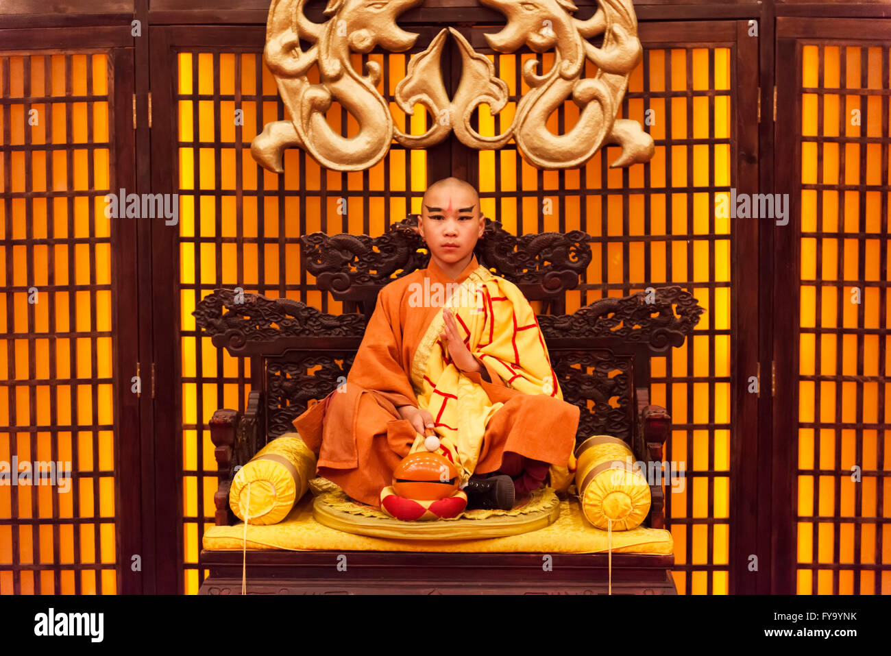 Buddhist Monk Meditating High Resolution Stock Photography and Images ...