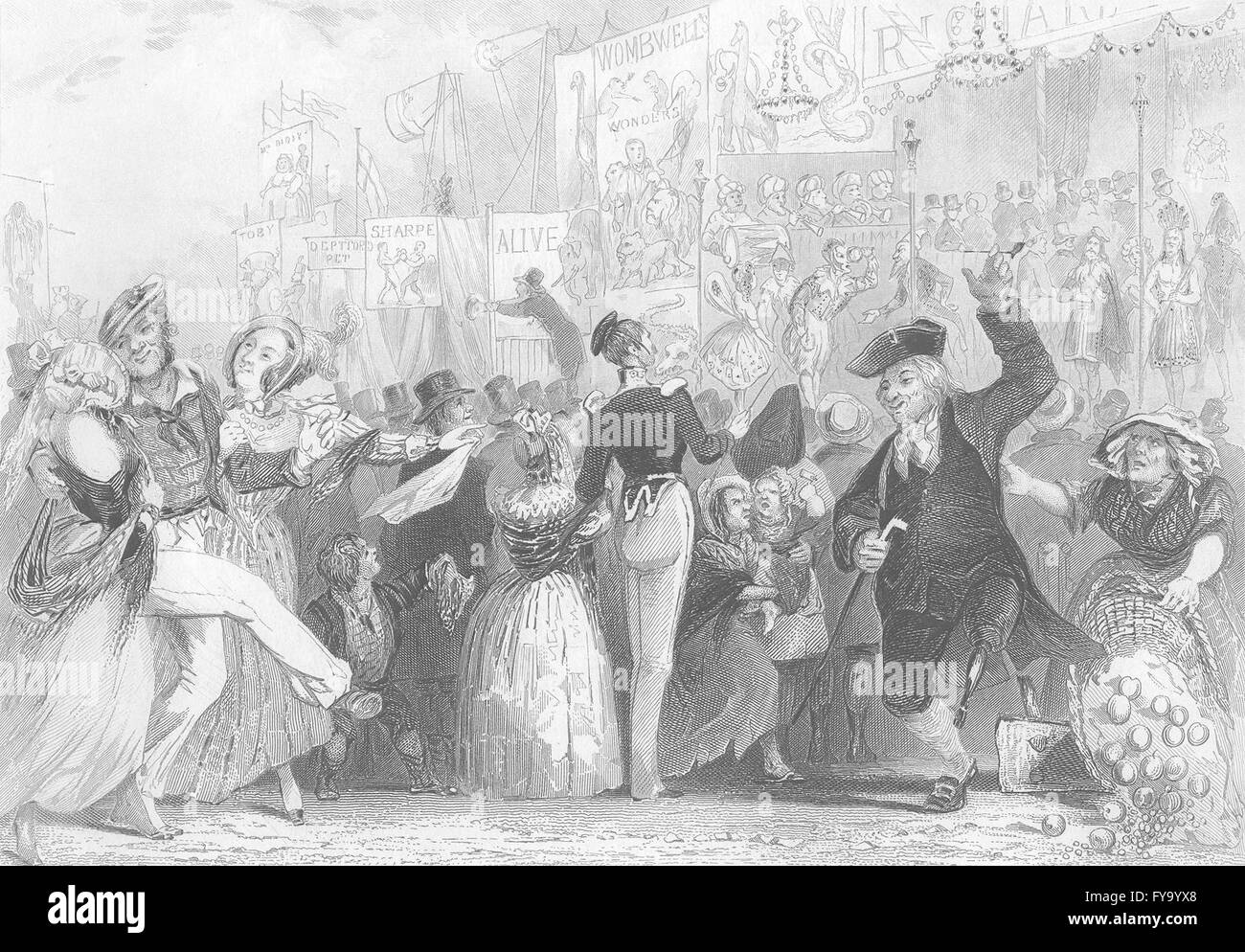 London fair Black and White Stock Photos & Images - Alamy