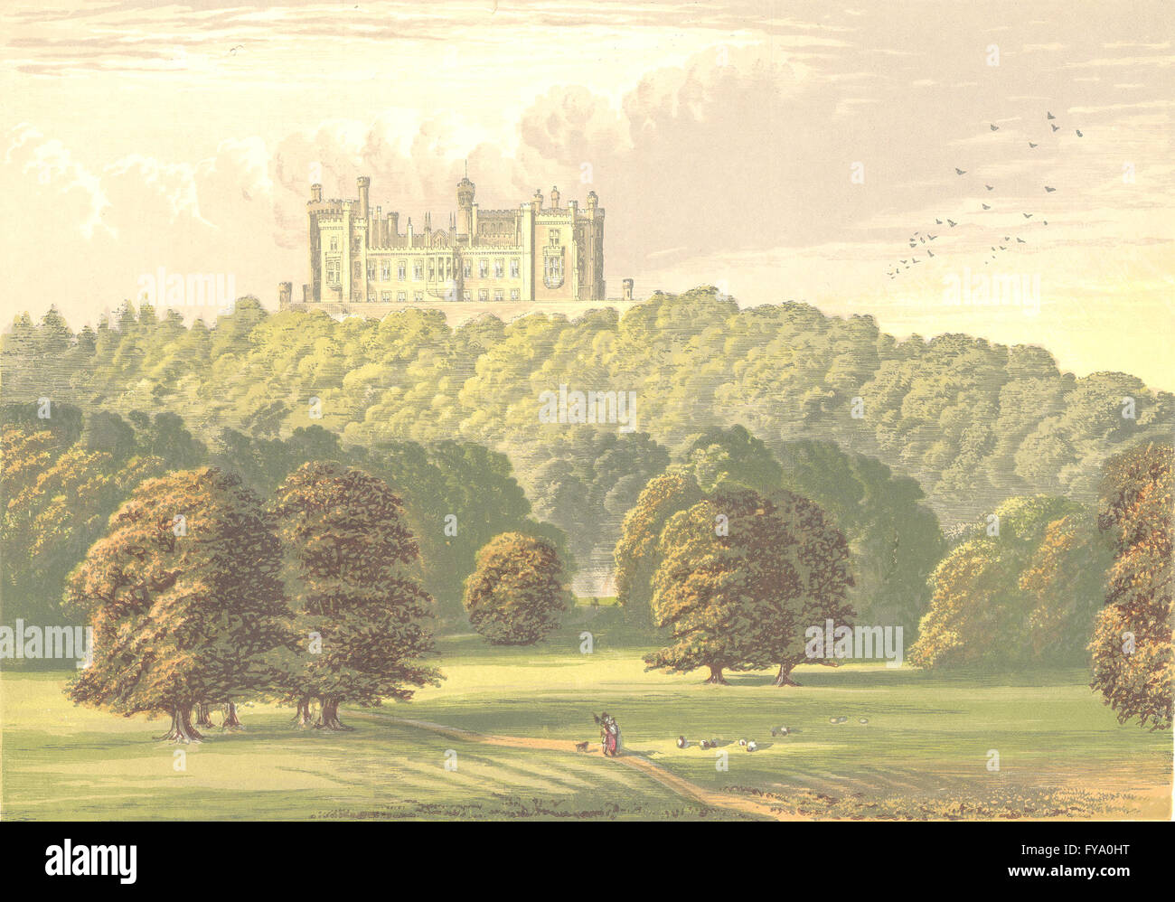 BELVOIR CASTLE, Leicestershire, Grantham, Lincolnshire (Duke of Rutland ...