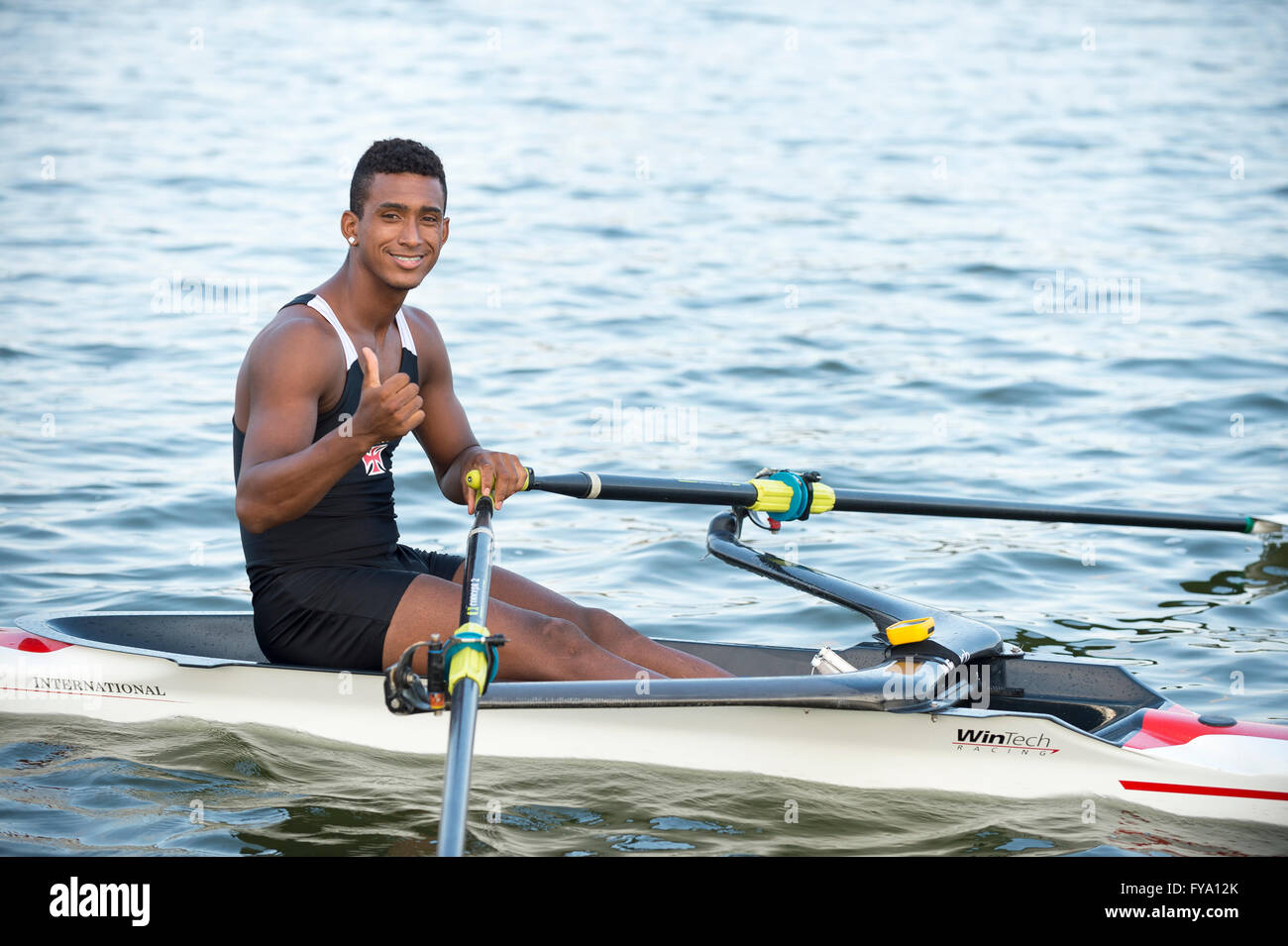 Lagoa rodrigo de freitas rowers hi-res stock photography and images - Alamy