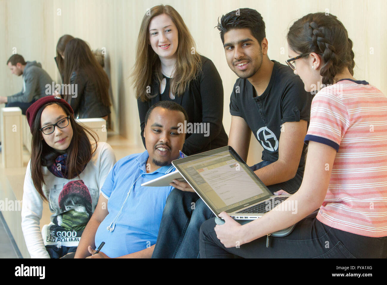 Students in University Stock Photo - Alamy
