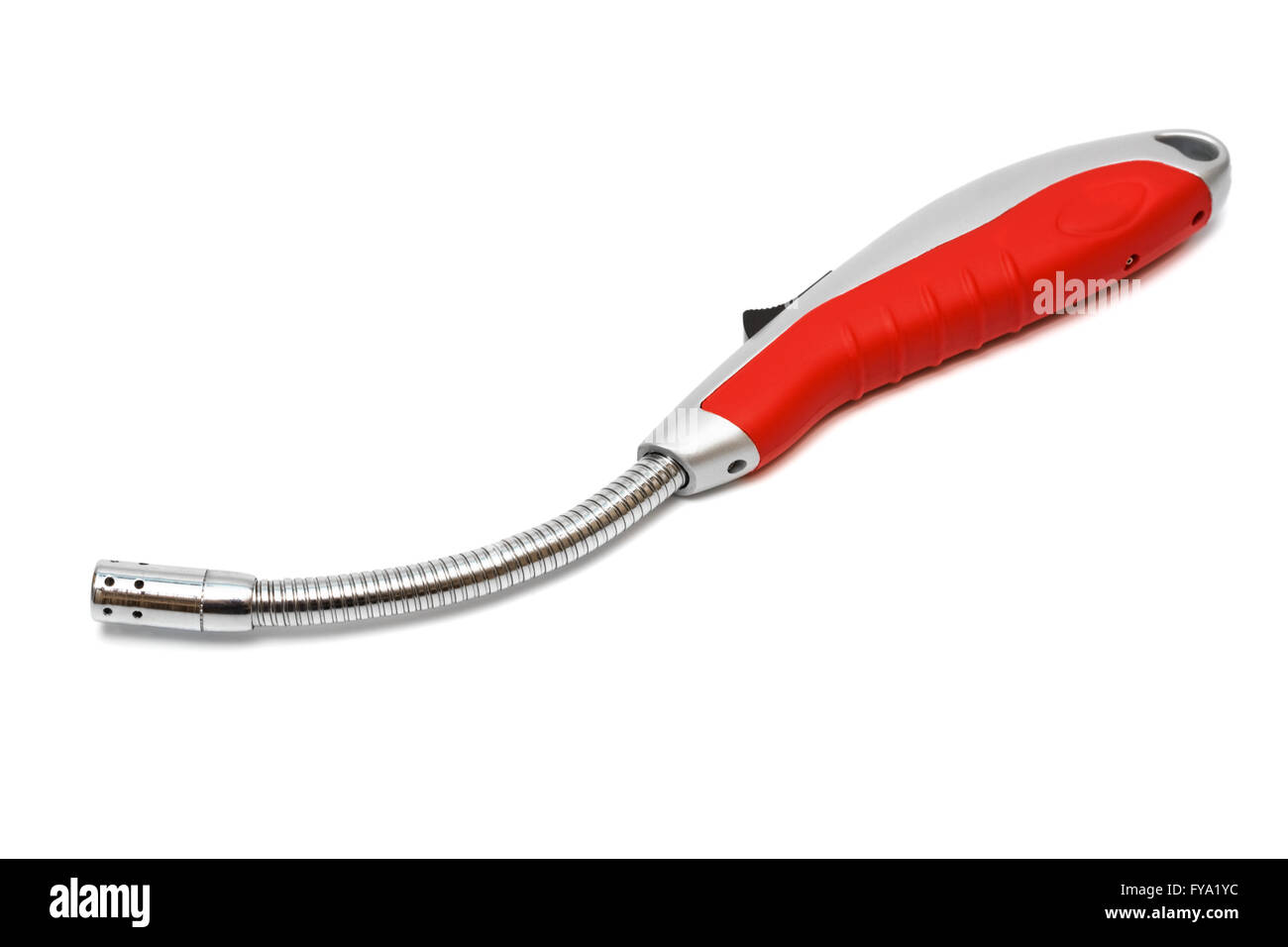 Modern gas lighter on a white background Stock Photo - Alamy