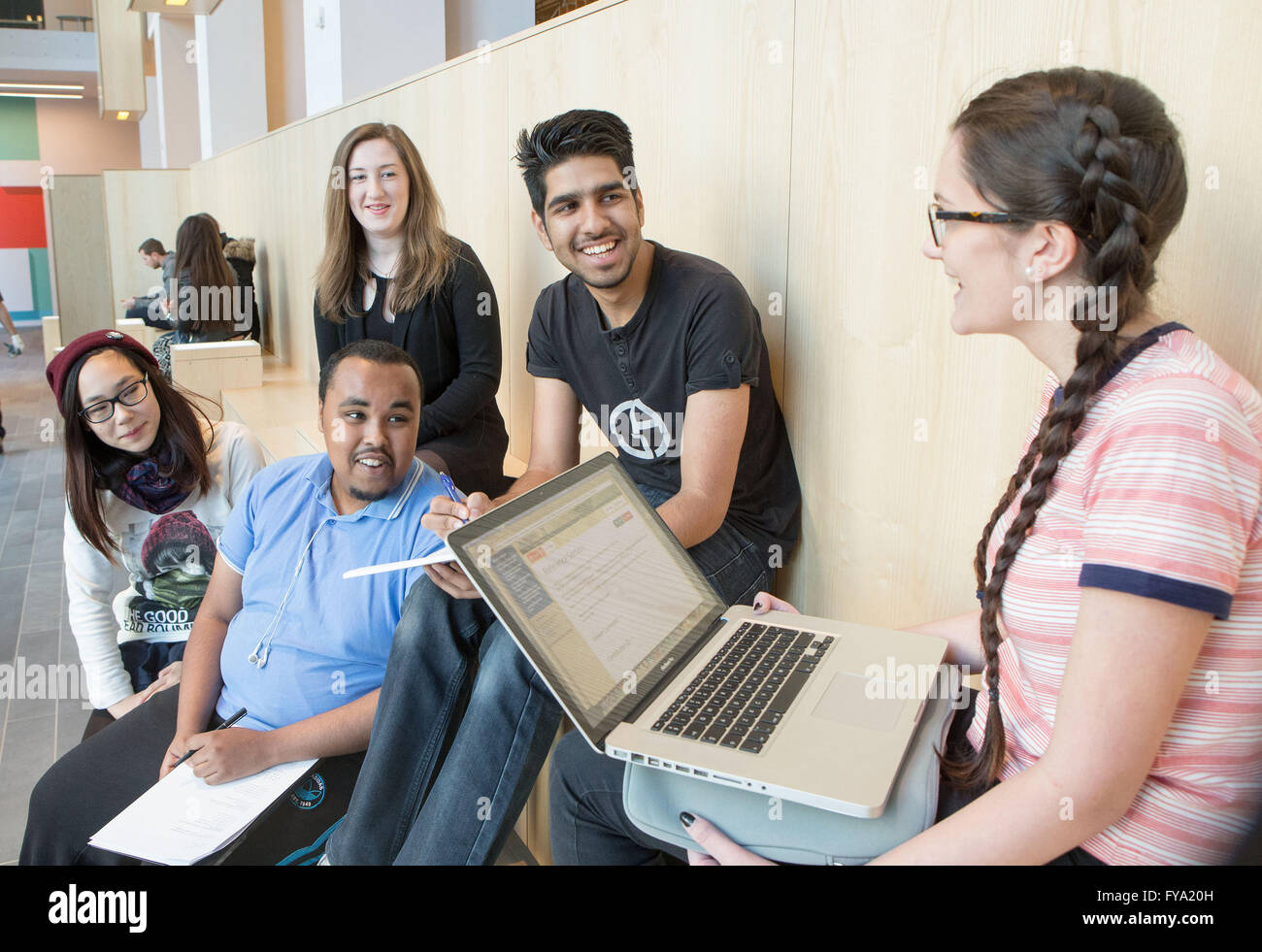 Students in University Stock Photo - Alamy