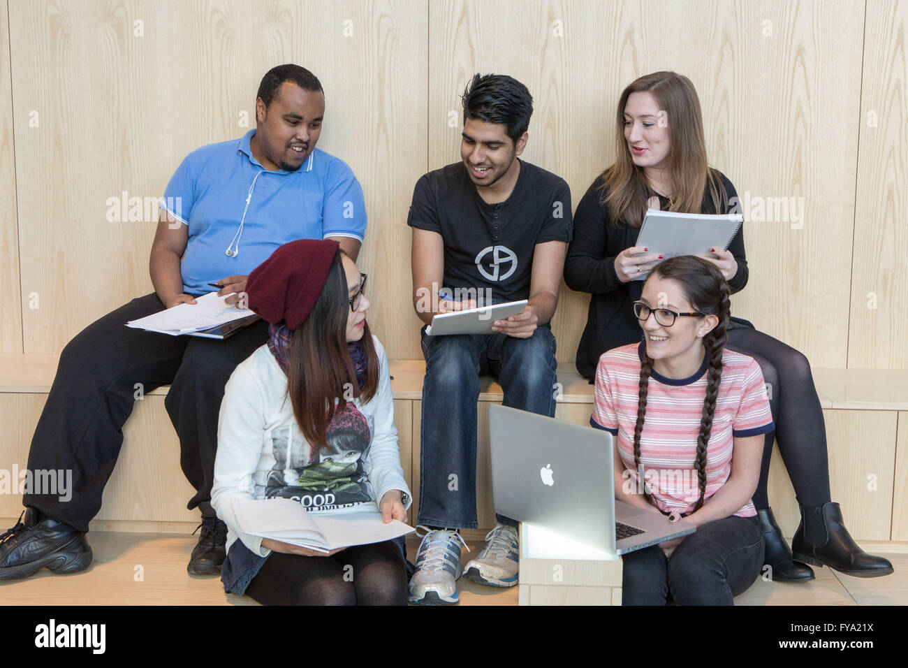 Happy diverse girl student hi-res stock photography and images - Alamy