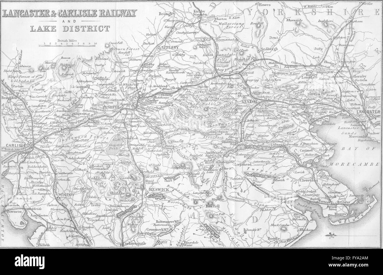 19th century lake district railway hi-res stock photography and images ...