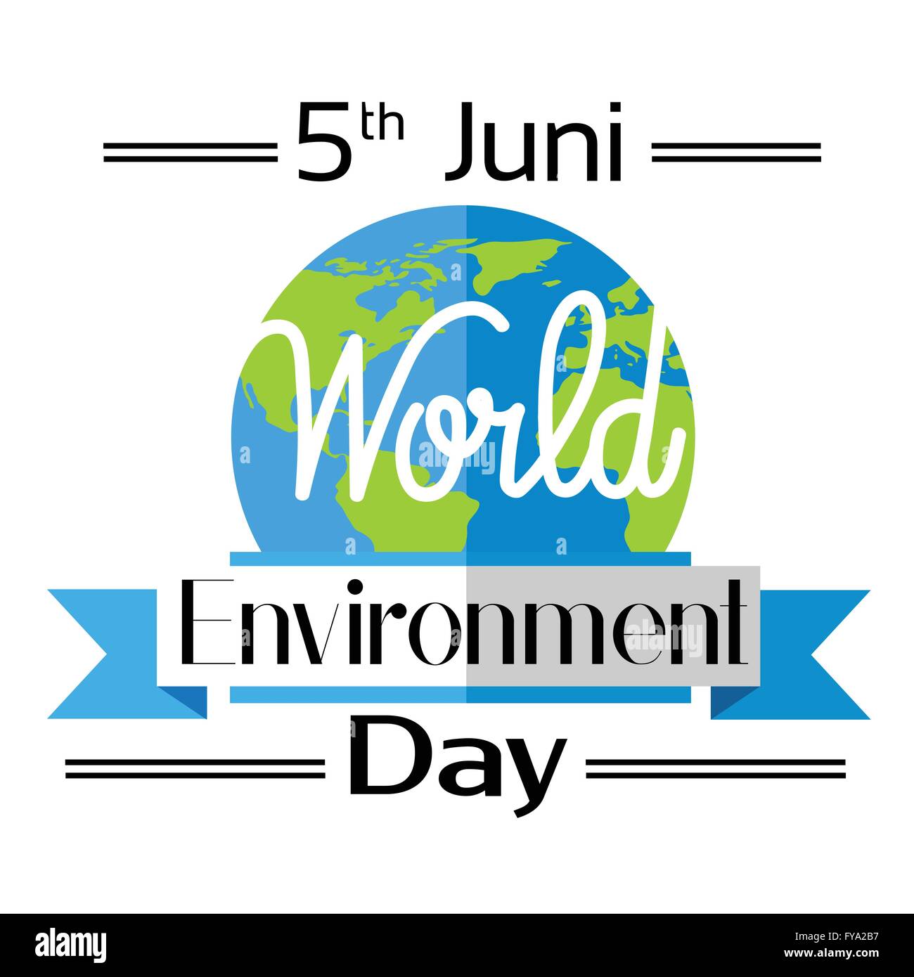 World Environment Day Earth Planet Globe Logo Stock Vector Image & Art ...