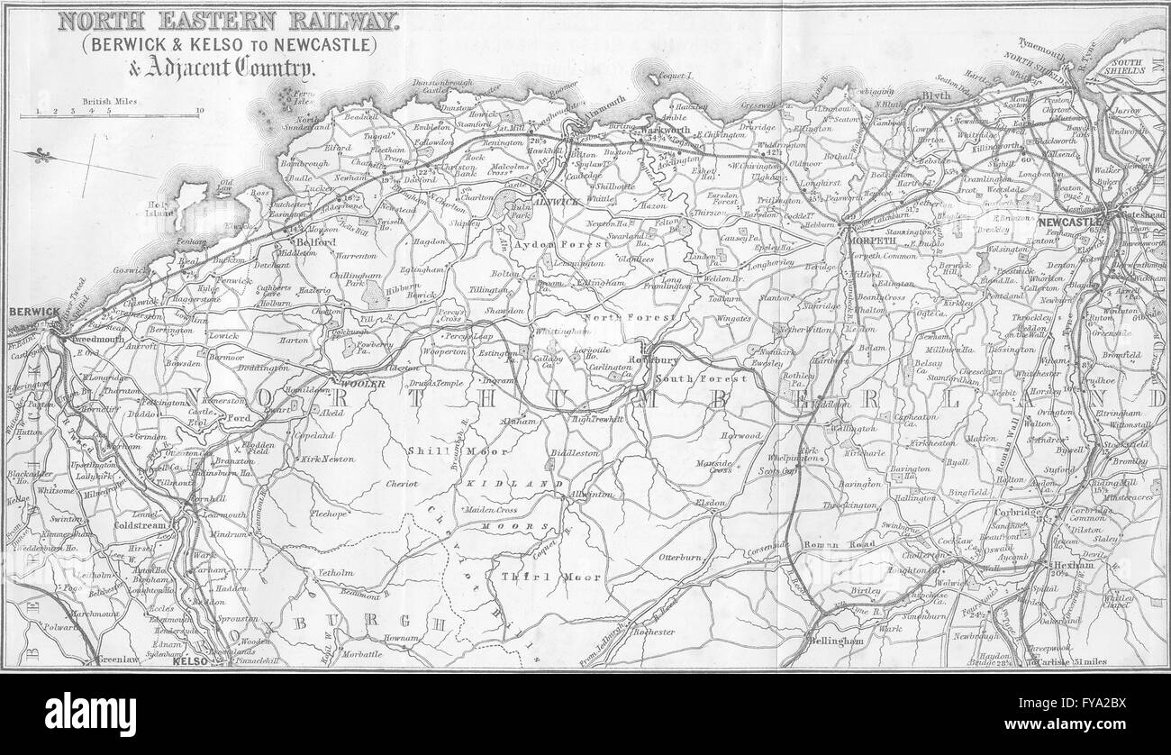 North wales railway map hi-res stock photography and images - Alamy