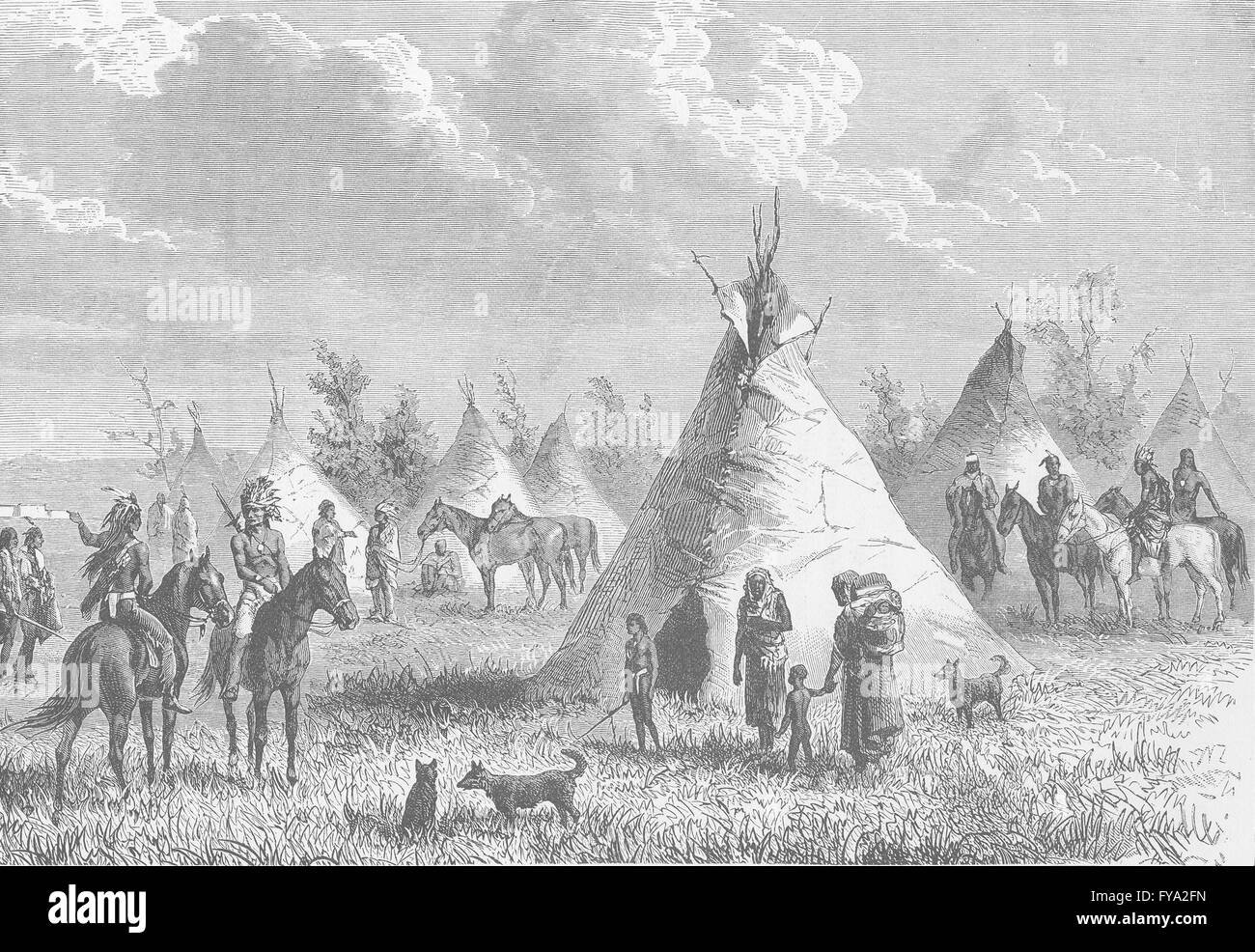 Prairie indians hi-res stock photography and images - Alamy