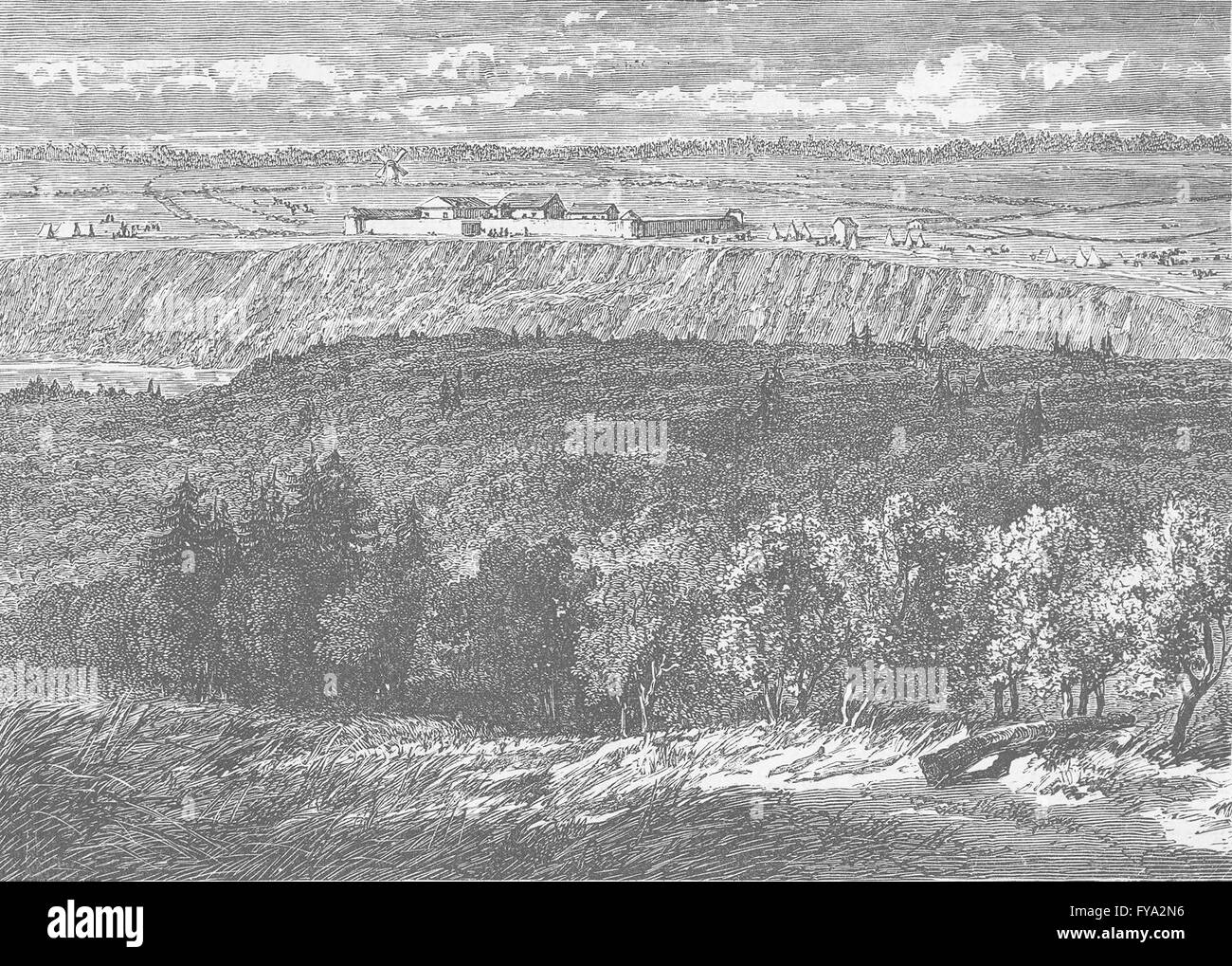 CANADA: Old Fort Garry, in the Red River Country (Mani-toba) , old ...