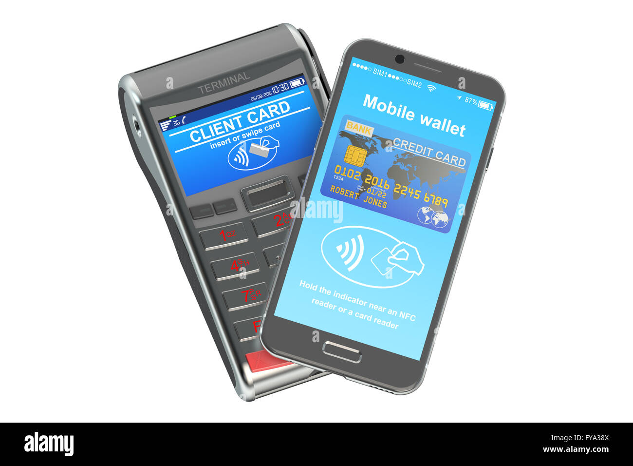 Terminal nfc Cut Out Stock Images & Pictures - Alamy