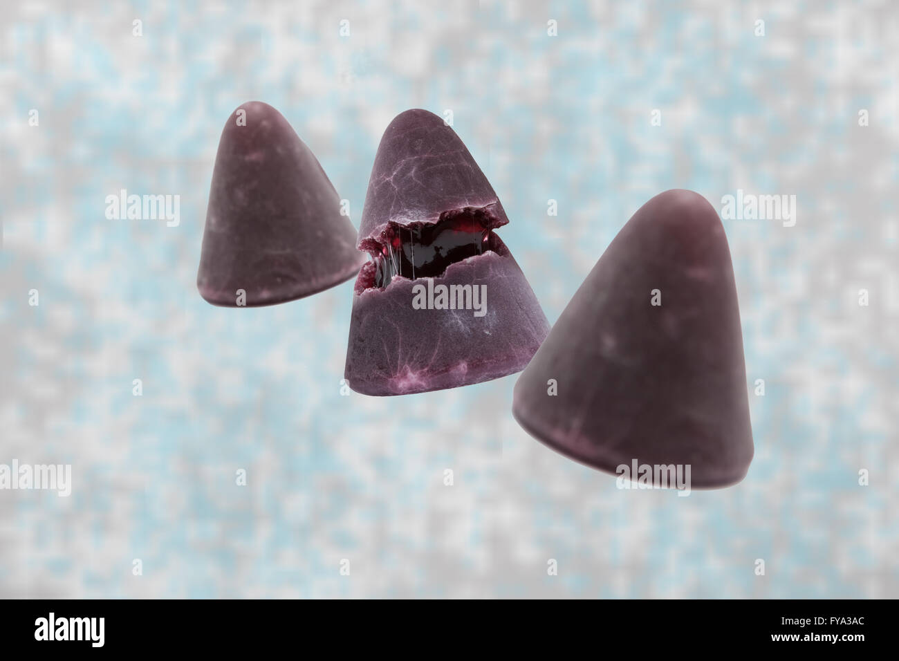 This pyramid shape of an cuberdons is a very tasty candy from Ghent ...