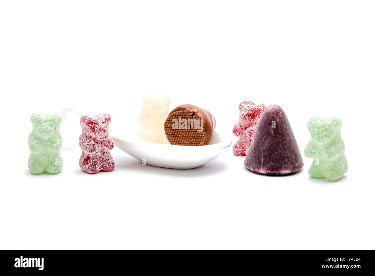 This pyramid shape of an cuberdons is a very tasty candy from Ghent in ...