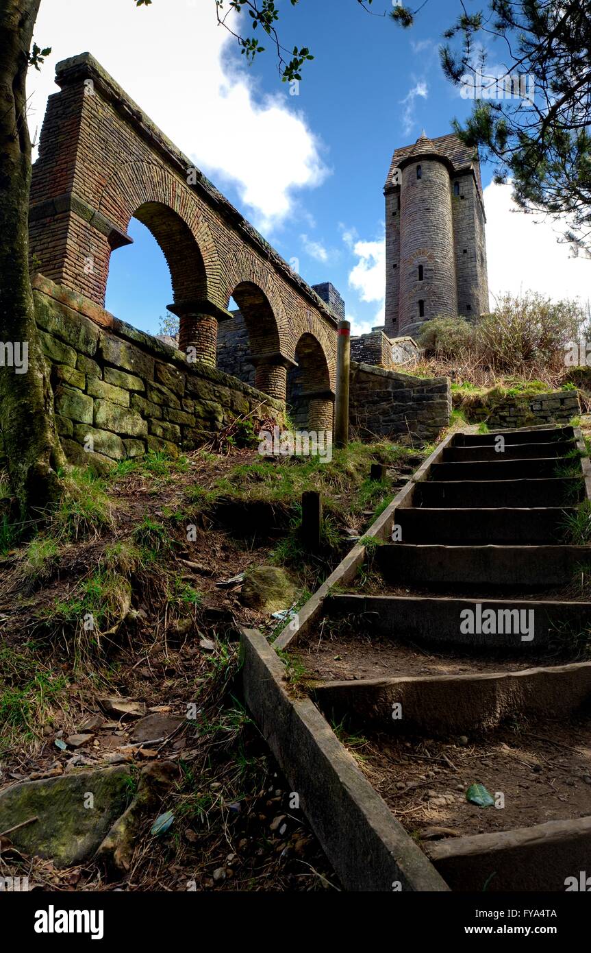 The Pigeon Tower of Rivington Pike Stock Photo - Alamy