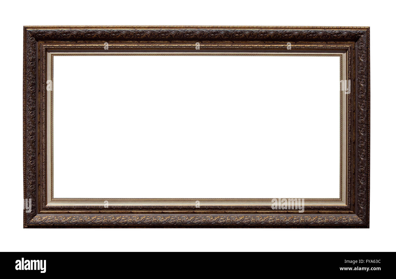 Simple black picture frame Cut Out Stock Images & Pictures - Alamy