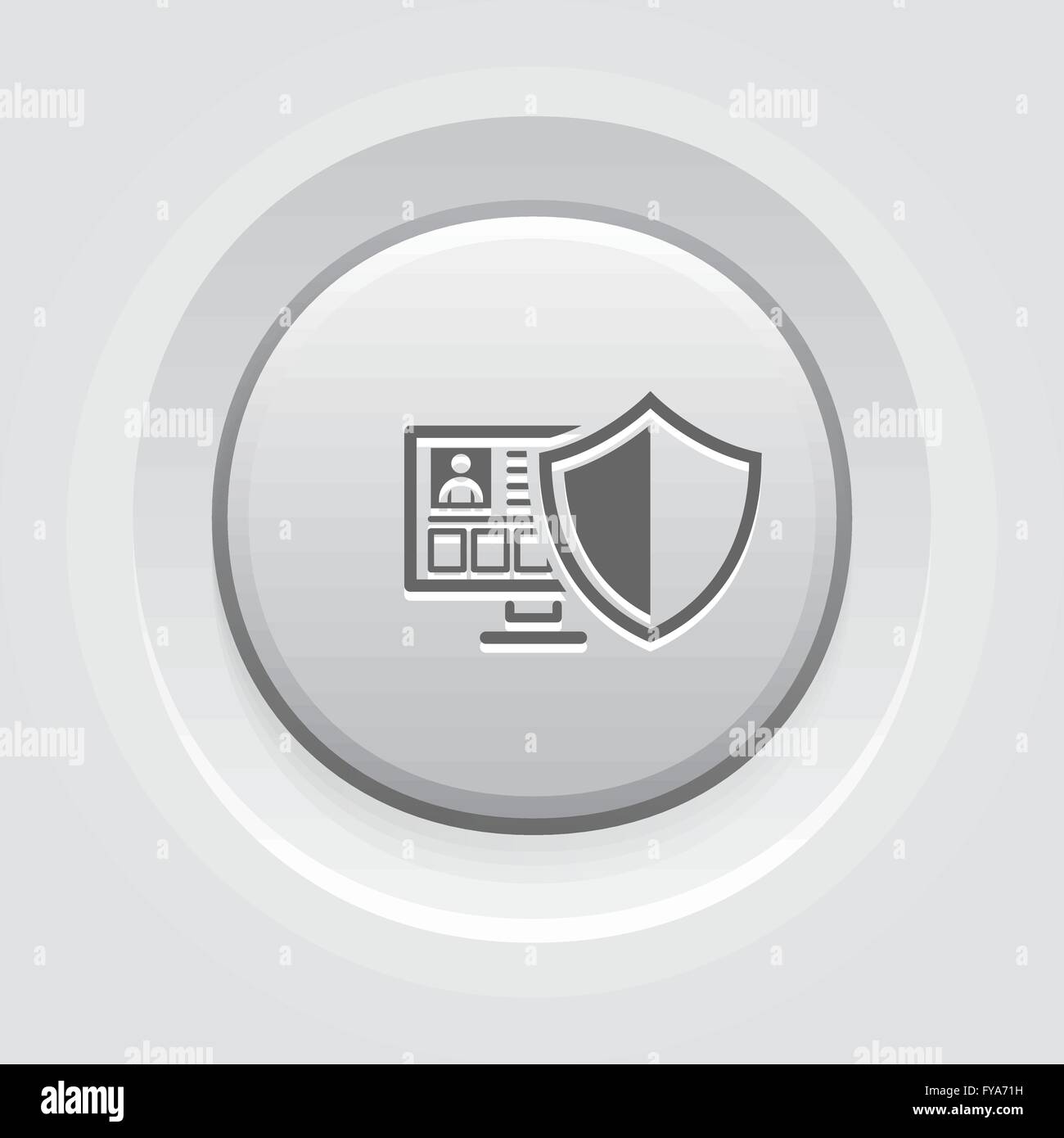 Personal Data Protection Icon Stock Vector Image & Art - Alamy