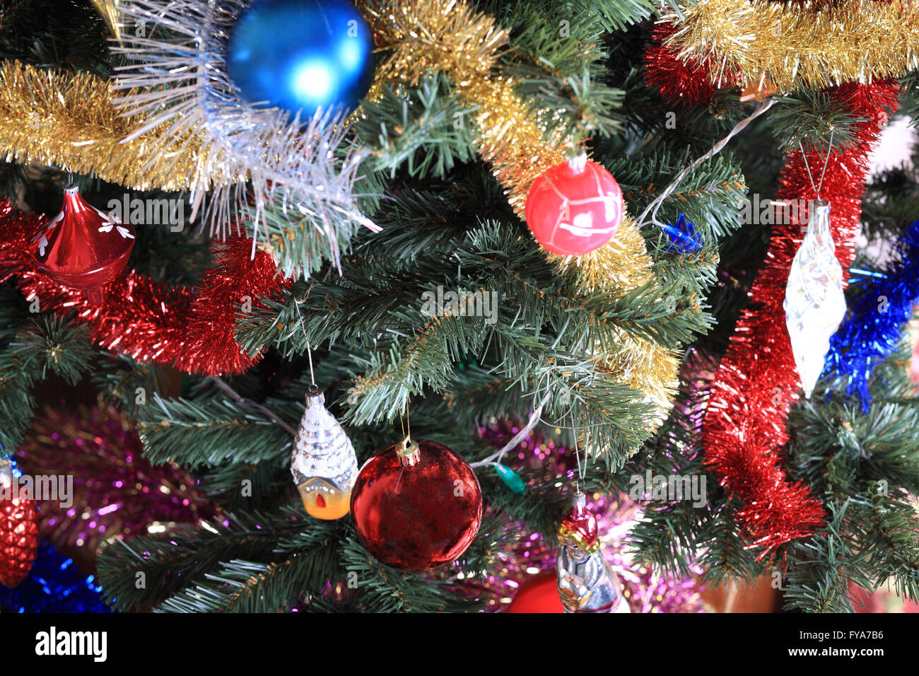Many christmas tree toys hi-res stock photography and images - Alamy
