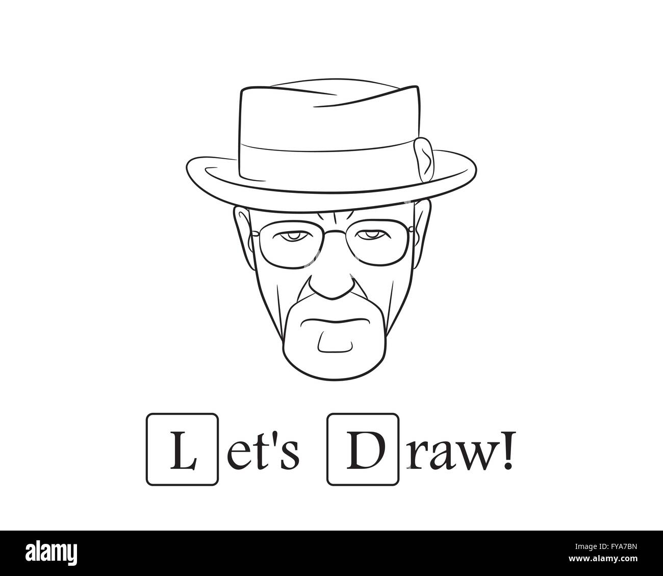 Let's draw.Vector illustration. EPS 10. No transparency. No gradients ...