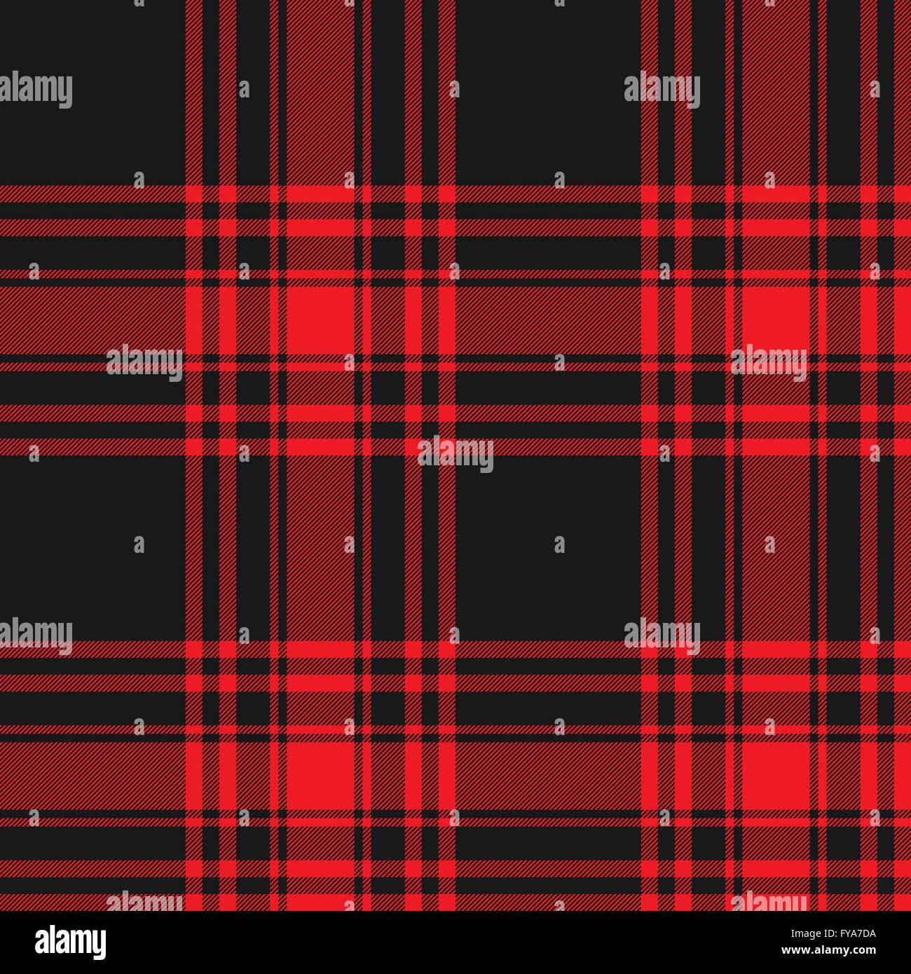 Menzies tartan black red kilt skirt fabric texture seamless pattern ...