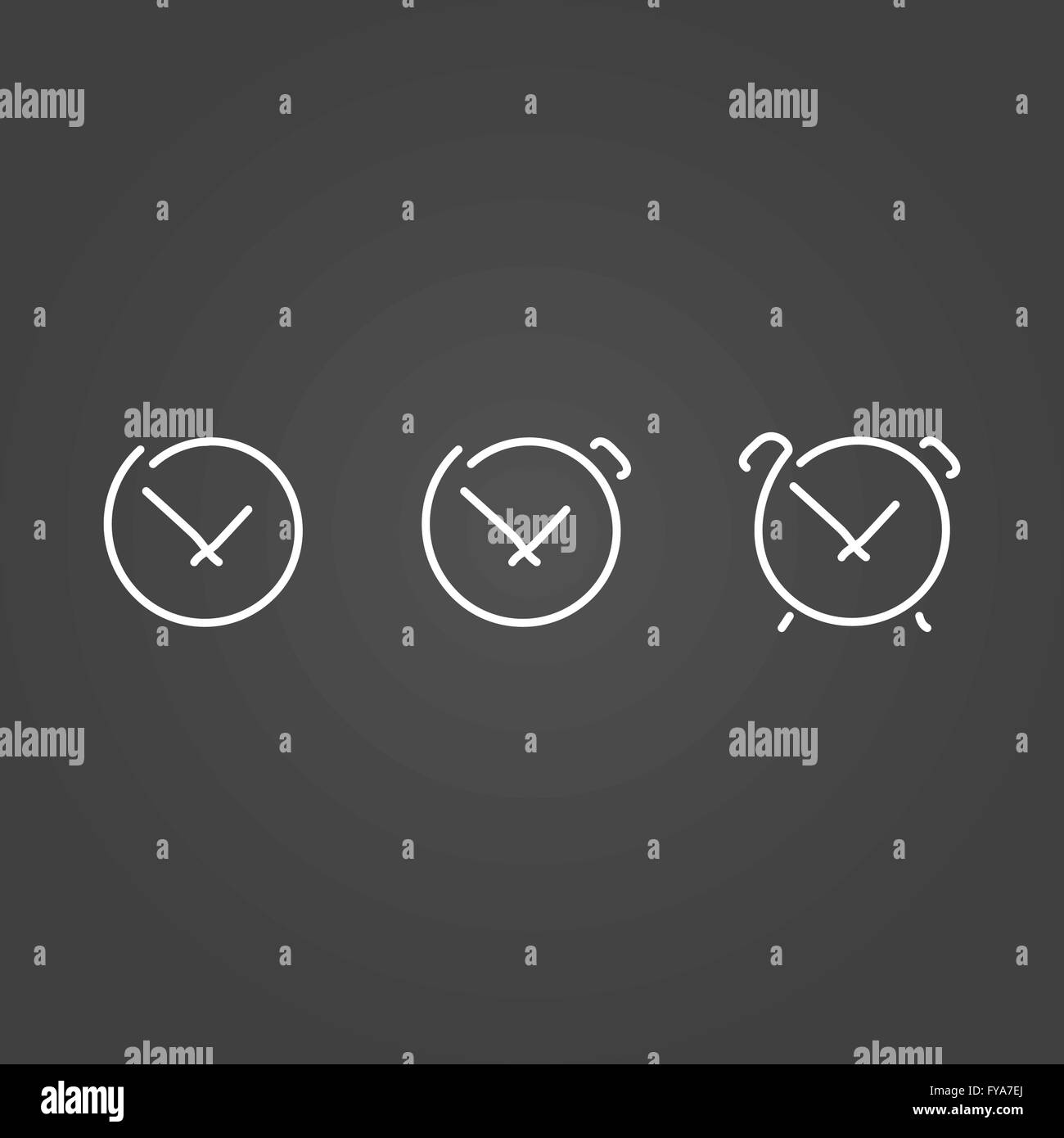 Countdown timer set flip Stock Vector Images - Alamy