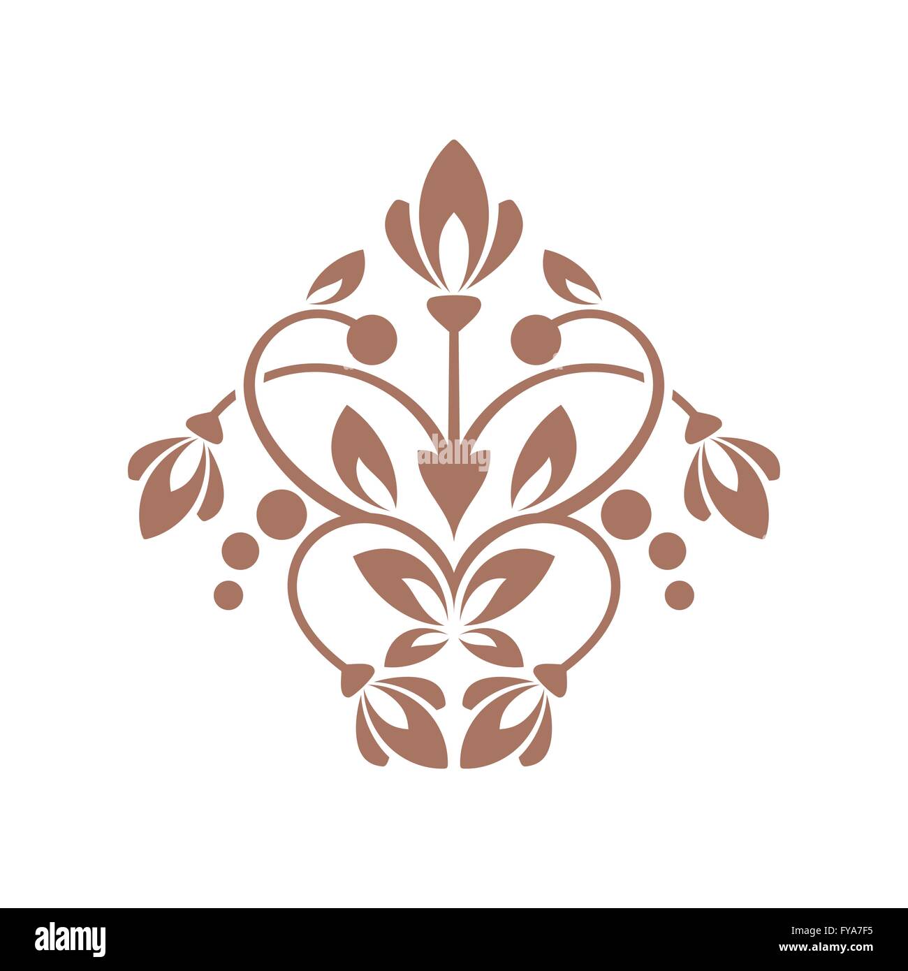 Floral element for design Stock Vector Image & Art - Alamy
