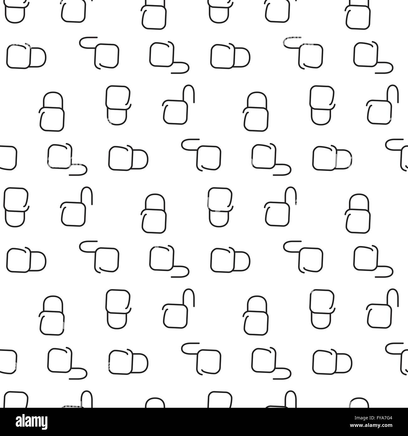 Unlocking pattern Black and White Stock Photos & Images - Alamy