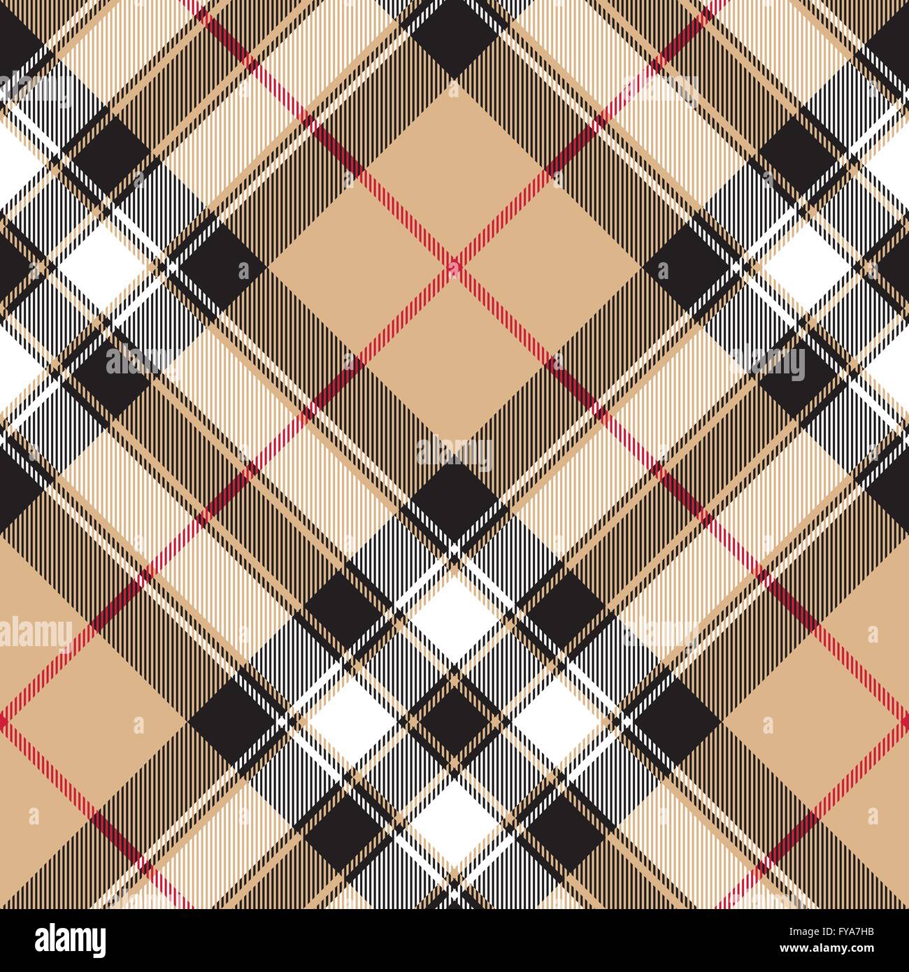 Beige tartans Stock Vector Images - Alamy