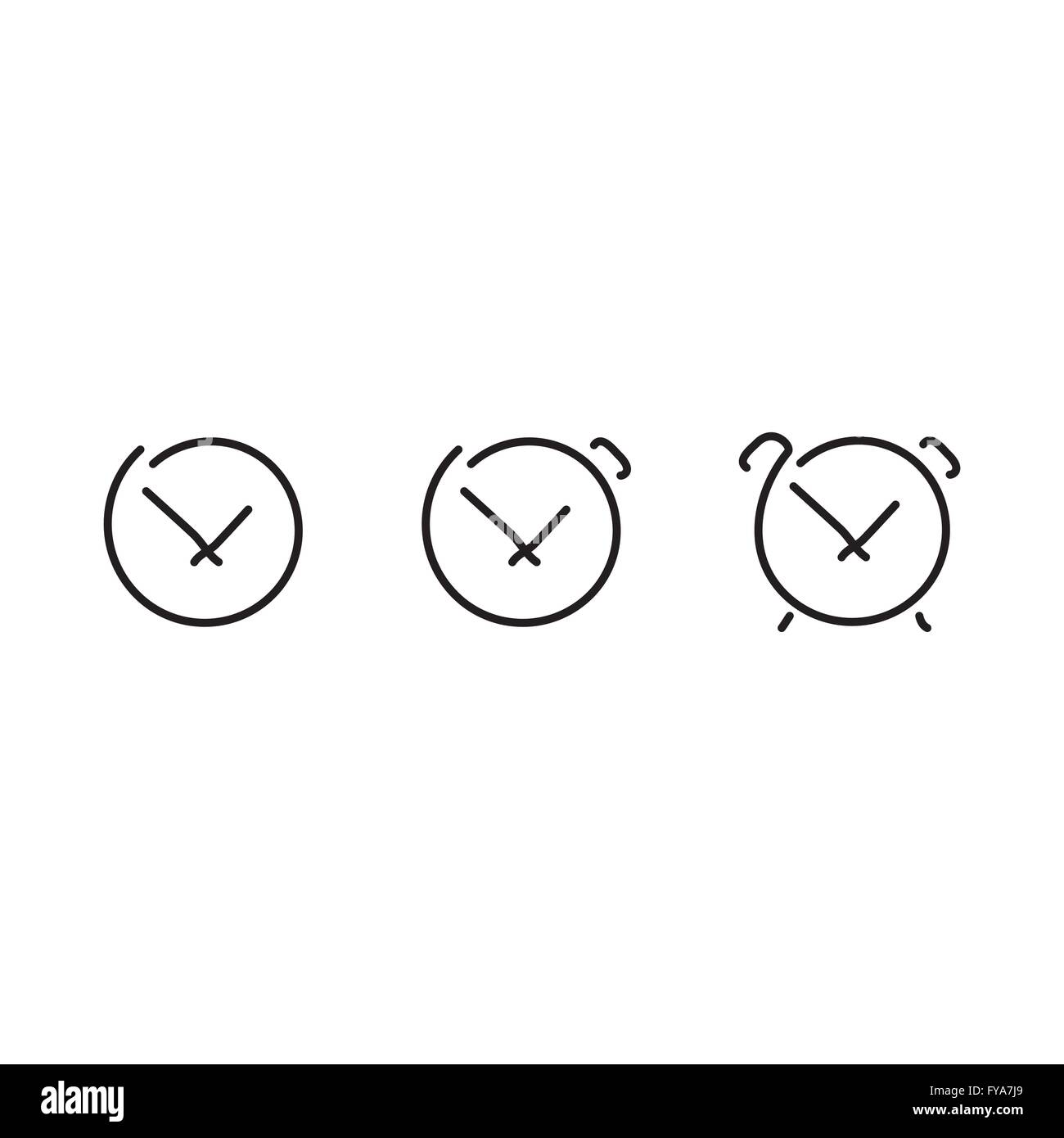 Countdown timer set flip Stock Vector Images - Alamy