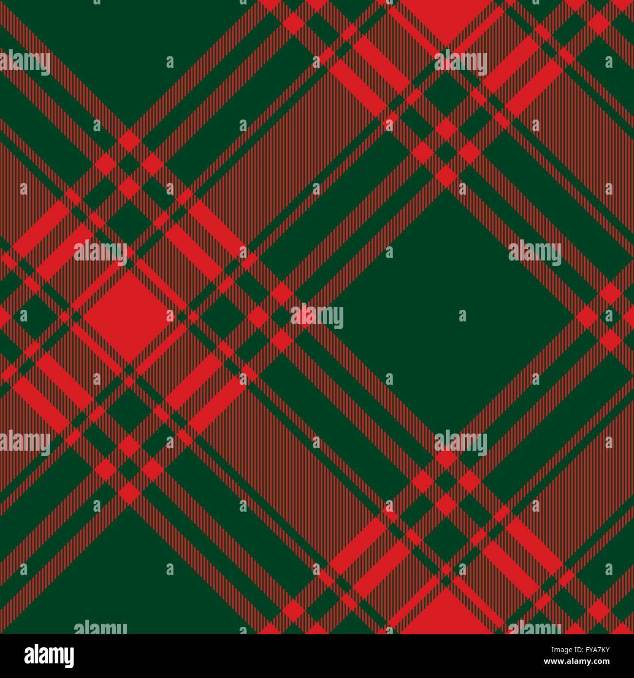 Menzies tartan green red kilt diagonal fabric texture seamless pattern ...