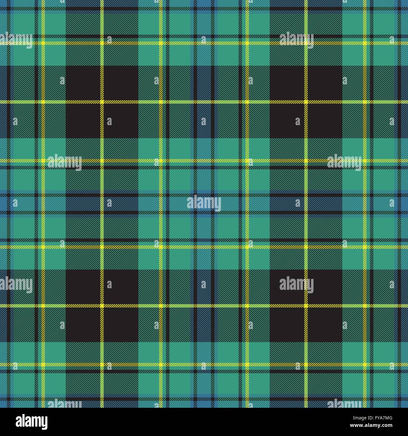 Pride of ireland tartan kilt texture seamless pattern .Vector ...