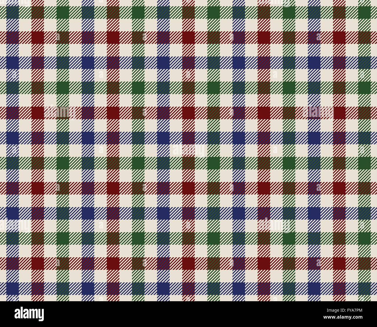 colored checked fabric texture seamless pattern. Vector illustration ...