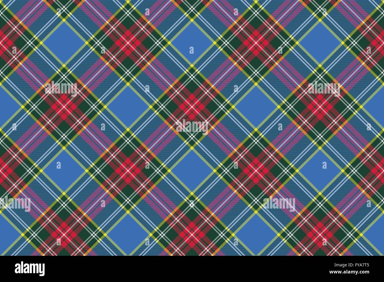 macbeth tartan kilt fabric textile diagonal pattern seamless .Vector ...