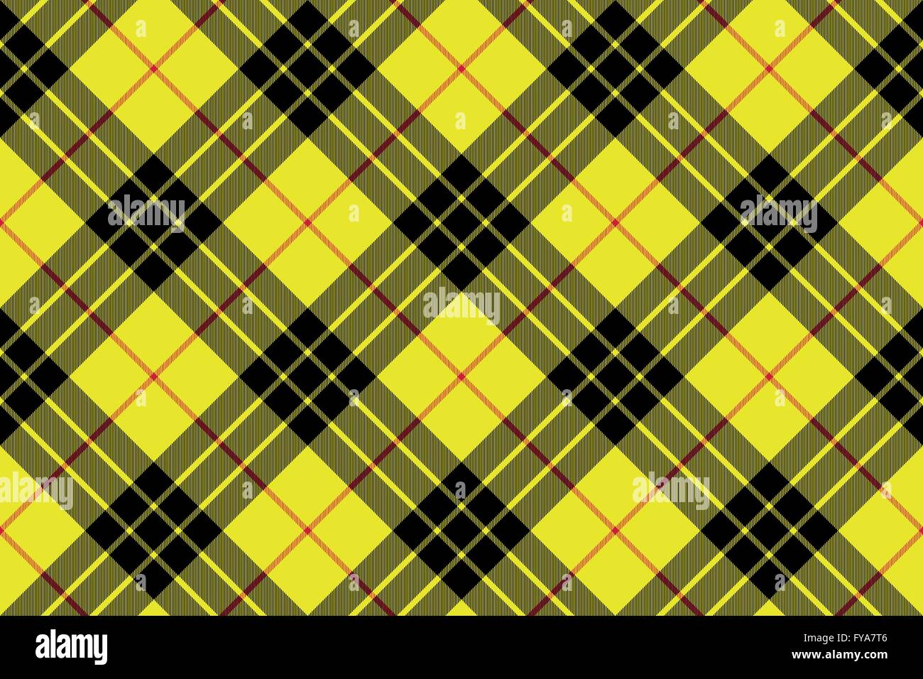 Macleod tartan kilt fabric texture plaid diagonal seamless pattern ...