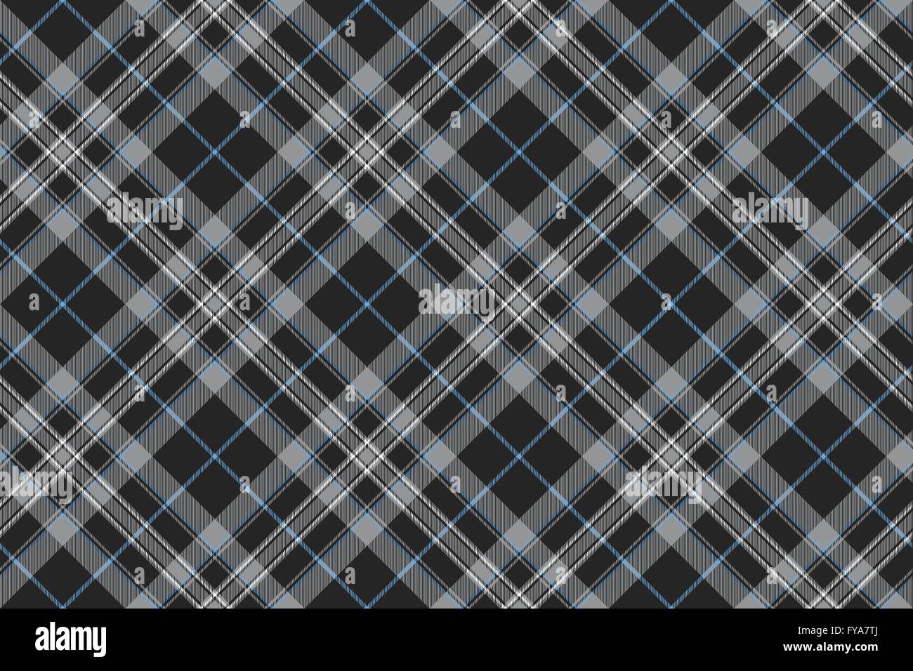 platinum kilt tartan diagonal seamless pattern .Vector illustration ...