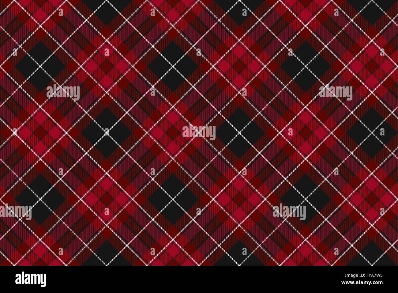 Pride of wales fabric diagonal textures red tartan seamless horizontal ...
